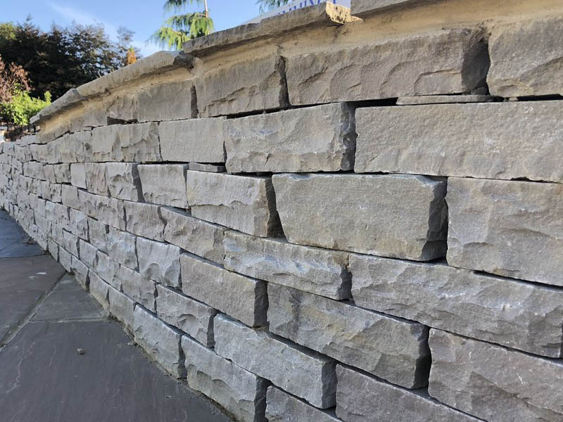 Brick K Grey Wall - Umang Stone International-Stone Supplier in India